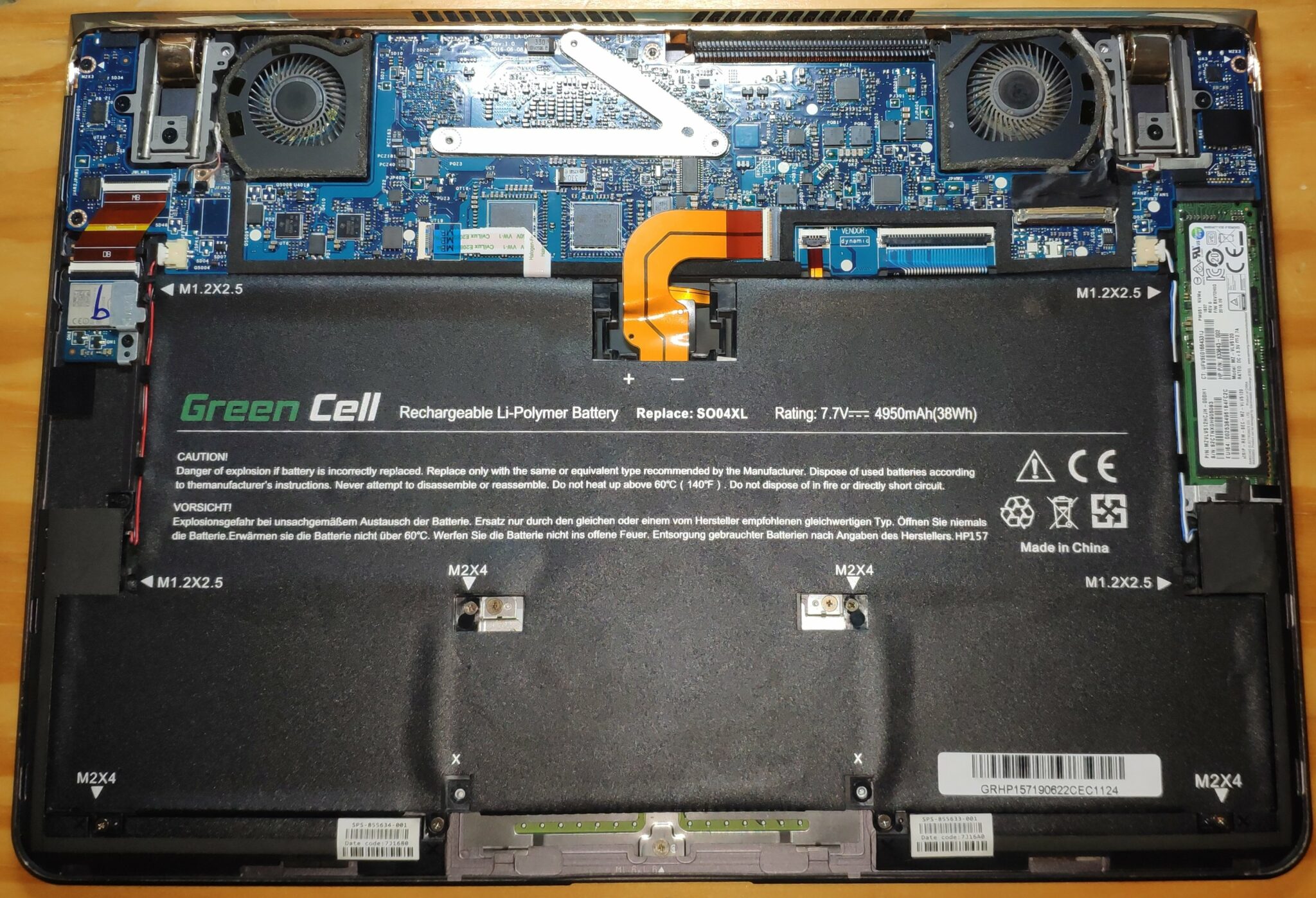 Upgrade soldered M.2 1216 Wireless Card – Ricardo Rodrigues